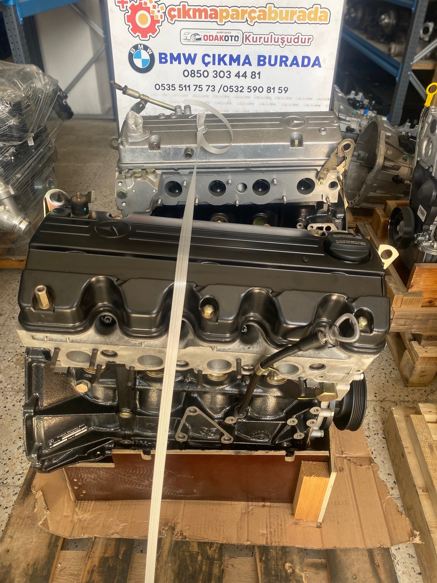 Mercedes 102 190E Sıfır Motor Faturalı - Çıkma Parça Burada